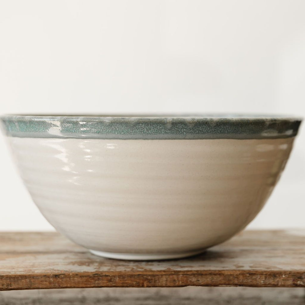 Mixing Bowl, LG White and Sea Green – The Food Nanny