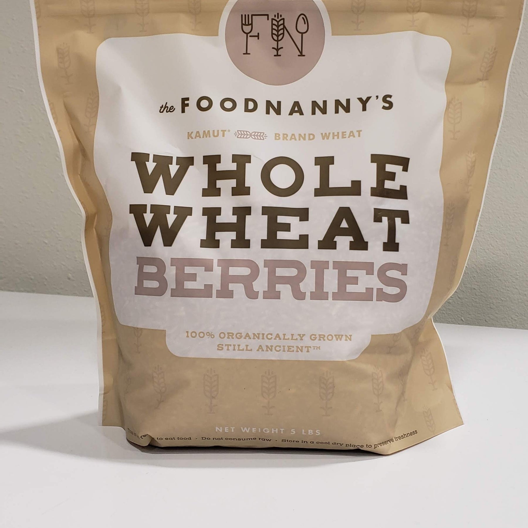 Kamut Whole Wheat Berries 5 lb bag – The Food Nanny
