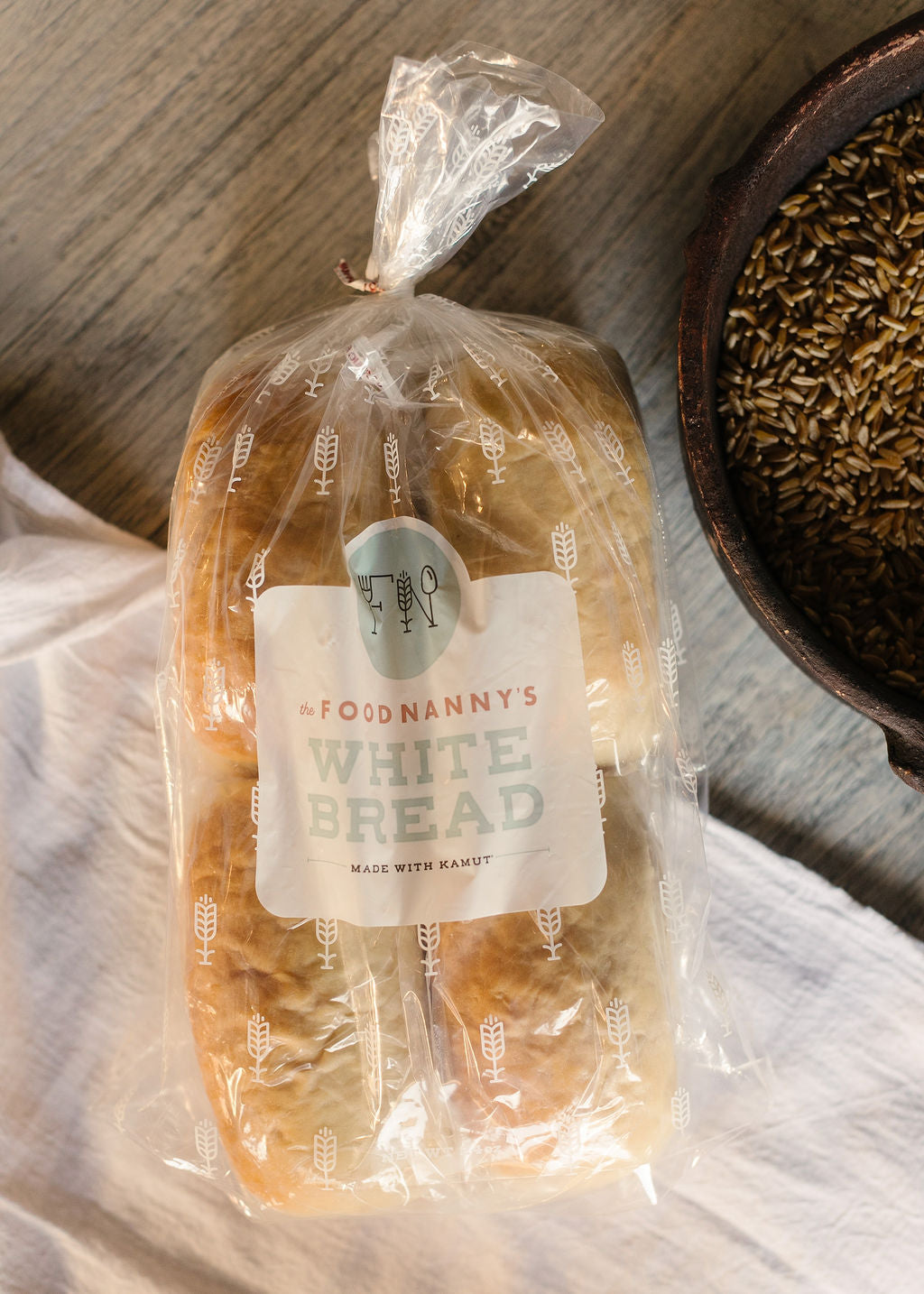 Kamut Bread, White Mini (4-Pack) – The Food Nanny