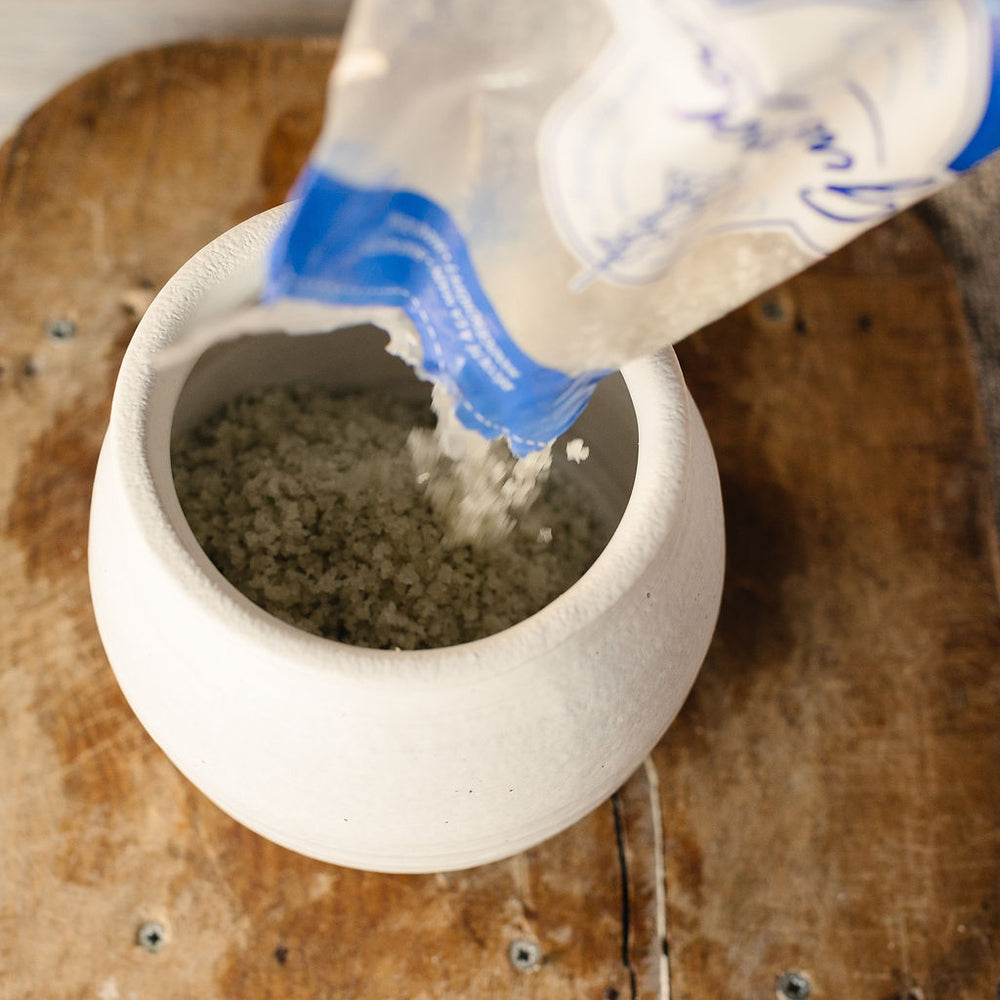 FN Salt Jar, Rustic White – The Food Nanny