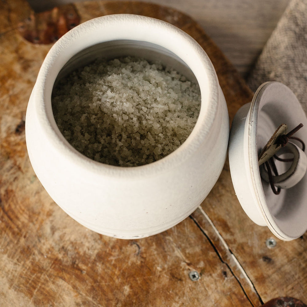 FN Salt Jar, Rustic White – The Food Nanny